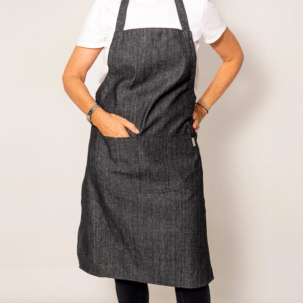 Plain Bull Denim Aprons – Di & Glynni Bags
